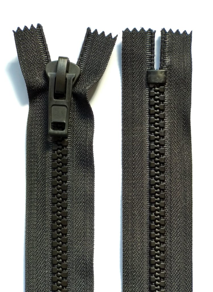 Zip No. 10 Moulded Closed End Auto Lock ALL PLASTIC - M.Recht Accessories