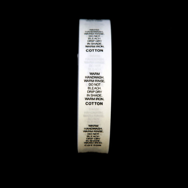 Label Washing Instructions Cotton - M.Recht Accessories